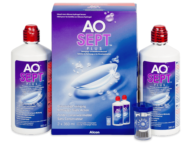 Solution AO SEPT PLUS 2 x 360 ml | Alensa